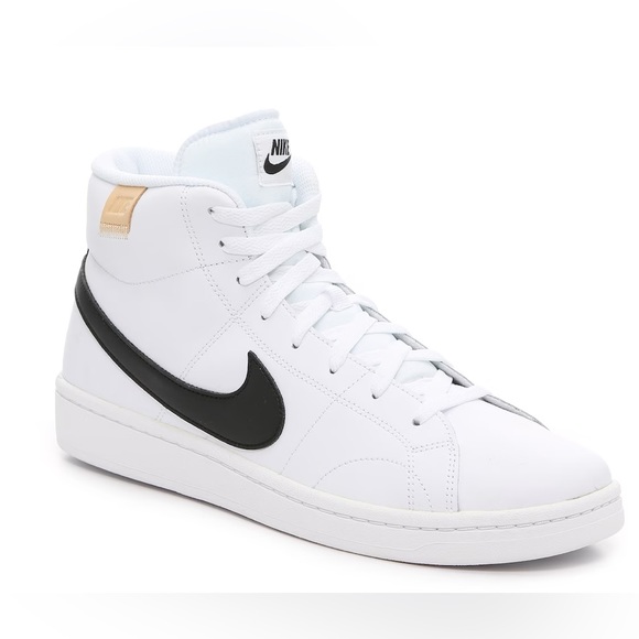Nike | Shoes | White And Black Nike Court Royale 2 Midtop Sneaker ...